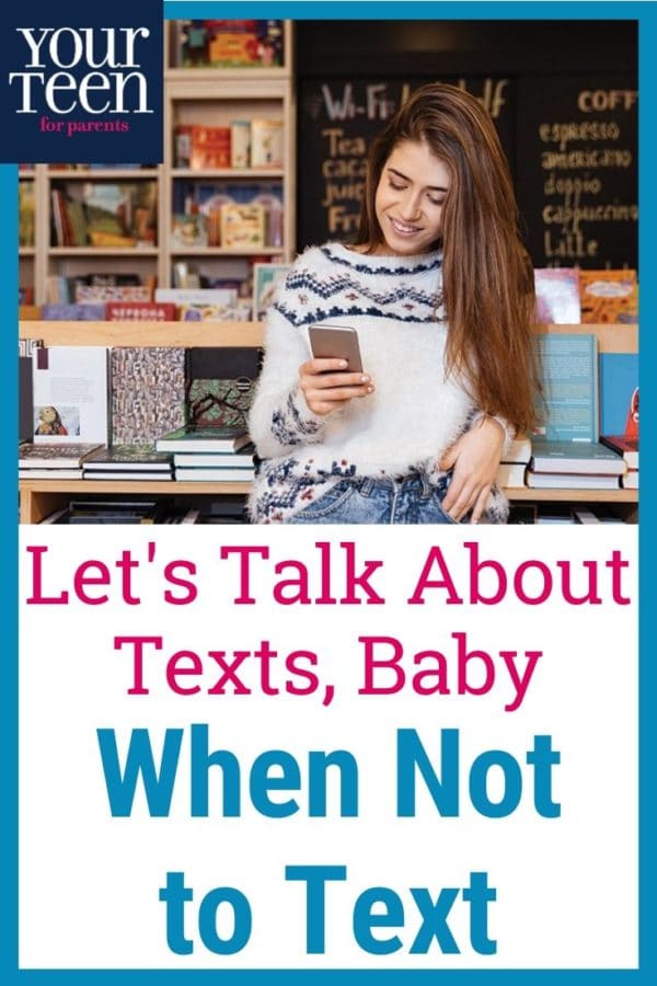 It's a Good Time to Teach Teens When to Text and When to Talk