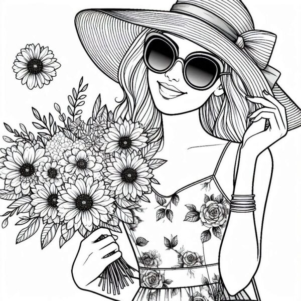 Coloring Pages for Teen Girls (Free to Print!)