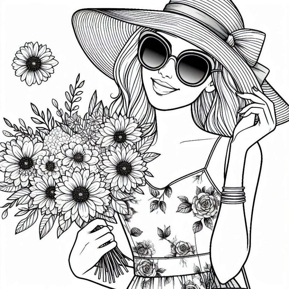 Coloring Pages for Teen Girls (Free to Print!)