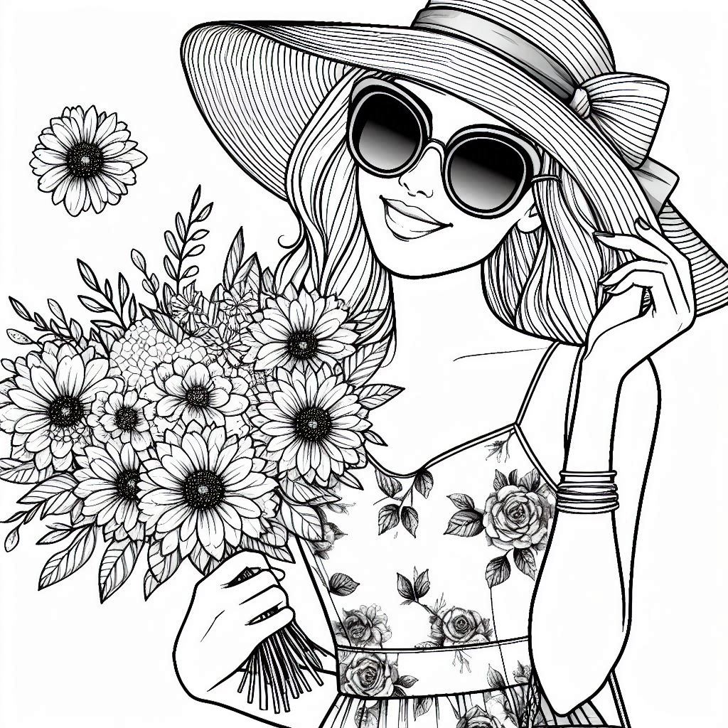 Coloring Pages for Teen Girls (Free to Print!)